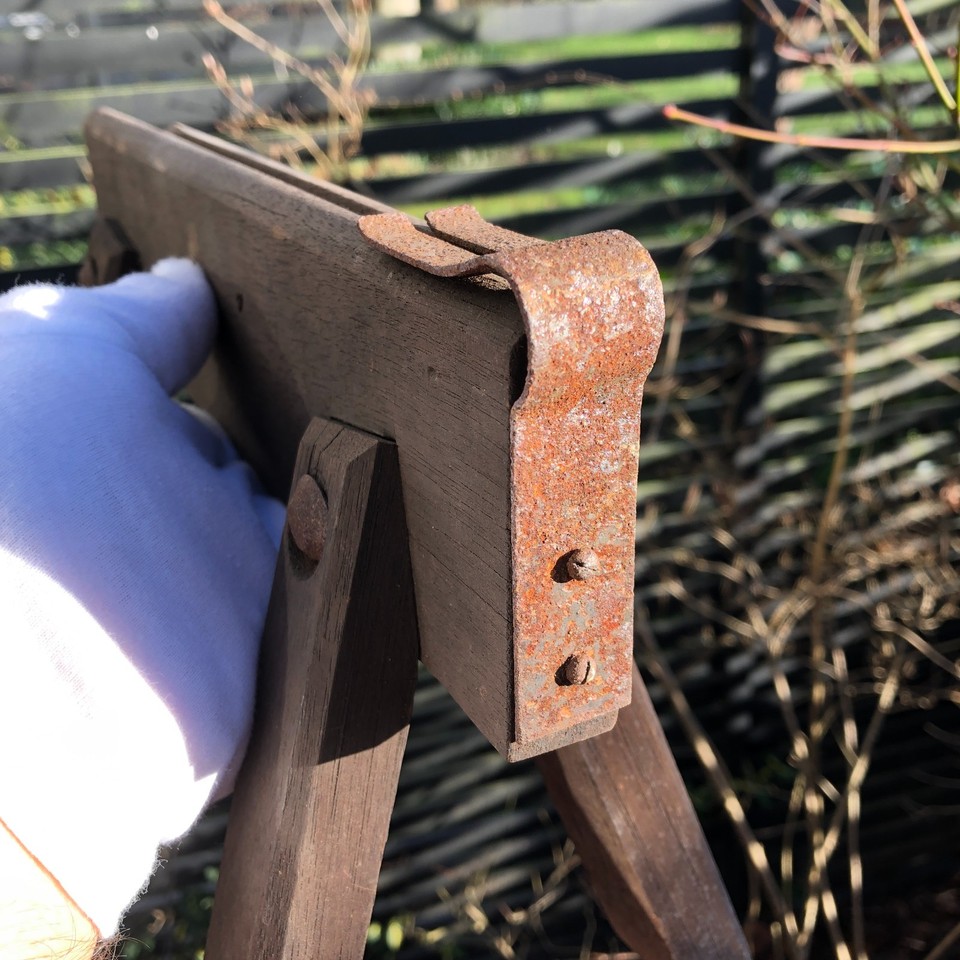 WOW! RARE ANTIQUE ORIGINAL US PATENT MODEL HAND SAW HORSE SHARPENING ...