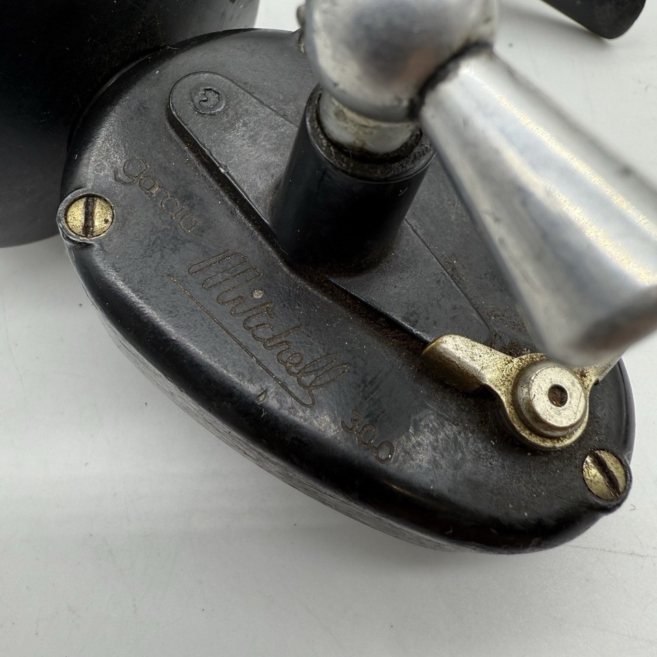 Vintage 1950s Mitchell 300 Spinning Fishing Reel Made in France Booklet ...