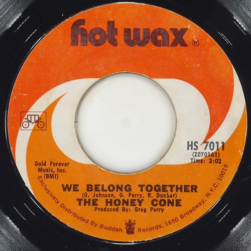 THE HONEY CONE Want Ads / We Belong Together HOT WAX HS 7011 VG- 45 7 ...