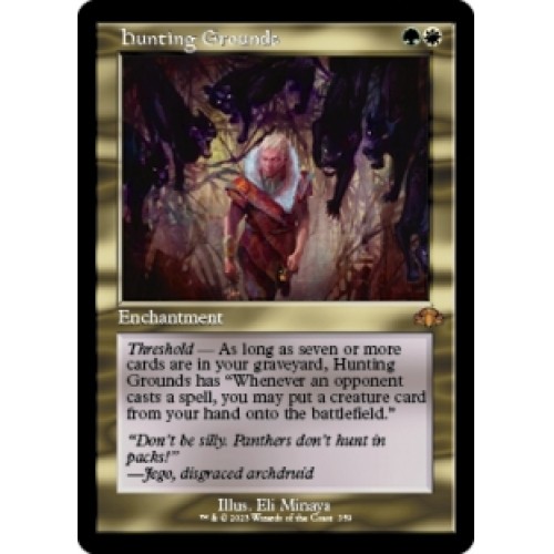 Hunting Grounds (retro Frame) M/NM Magic: The Gathering MTG Dominaria ...