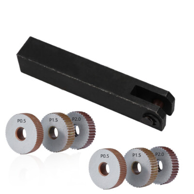 7Pcs/Set 20mm Straight Linear Knurling Tool 0.5mm 1.5mm 2mm Pitch ...