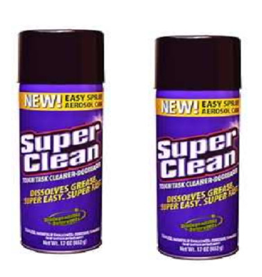 SuperClean 309017 Aerosol Spray Degreaser Cleaner MultiSurface (2-pack ...