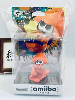 Squid Orange amiibo Splatoon Nintendo Switch New Figure | eBay