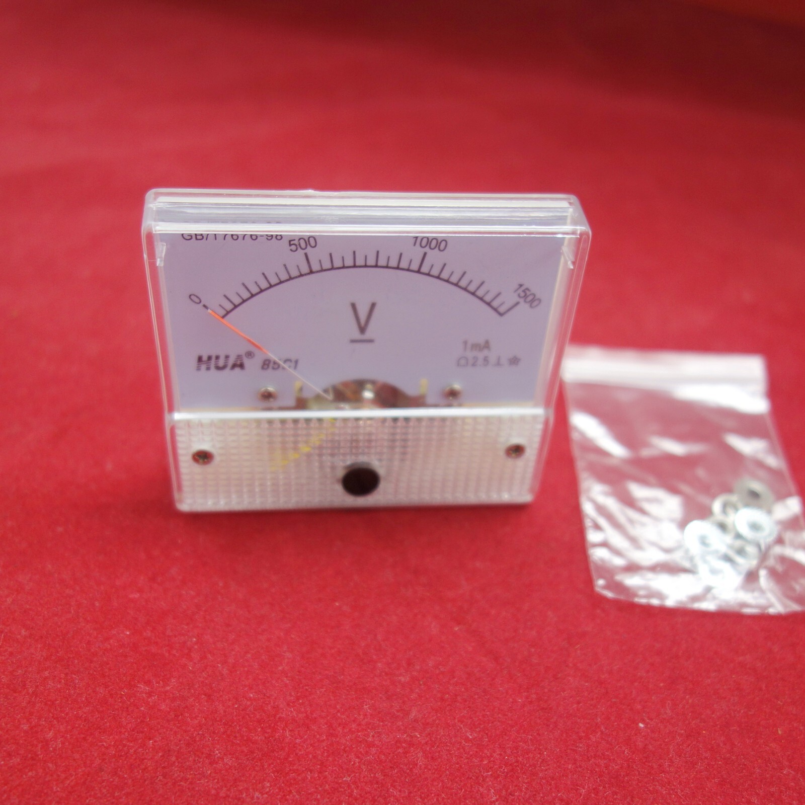 DC 0- 1500V Analog Voltmeter Analogue Voltage panel meter 85C1 1500V ...