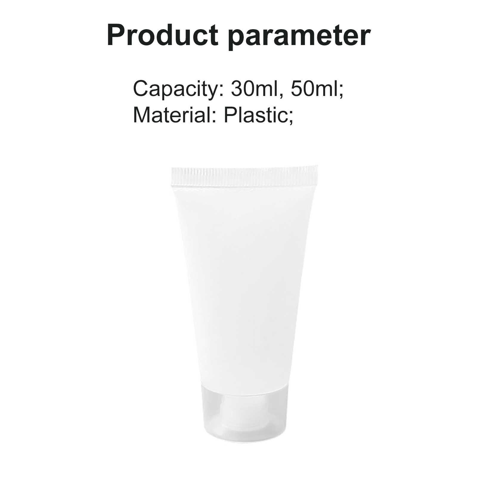 30/50ml Travel Bottle Light Wear-resistant Transparent Storage Bottle ...