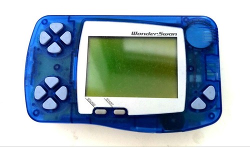 Bandai WonderSwan Wonder Swan WS Clear Blue Handheld System Console ...