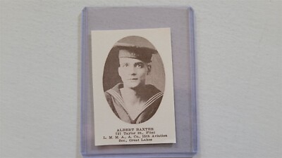 Albert Baxter Flint Michigan 1920 WW1 Hero Panel | eBay