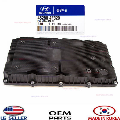 Genuine Transmission Сover Oil Pan w/ Gasket OEM Genesis Sedan Coupe ...