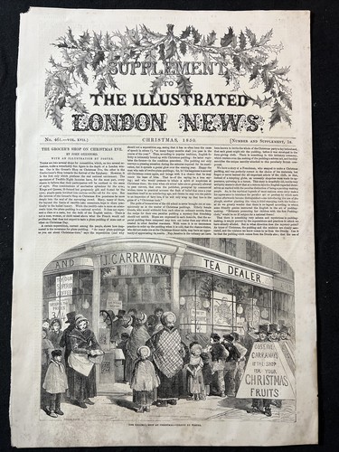 Christmas Grocery Shopping 1850 Tea Dealer – Christmas Fruits | eBay