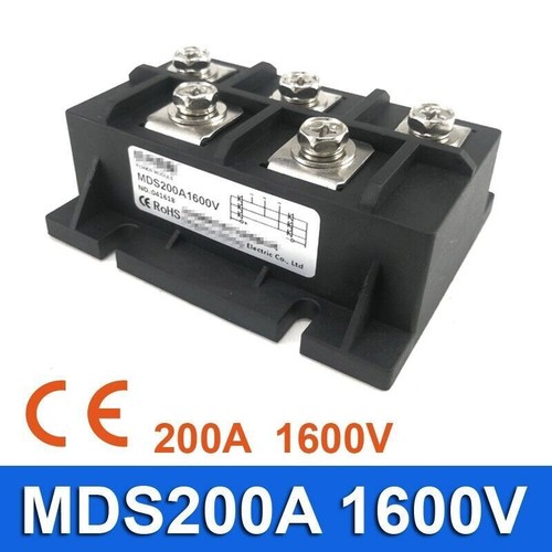 MDS200A 3-Phase Diode Bridge Rectifier 200A Amp 1600V CE Certification ...