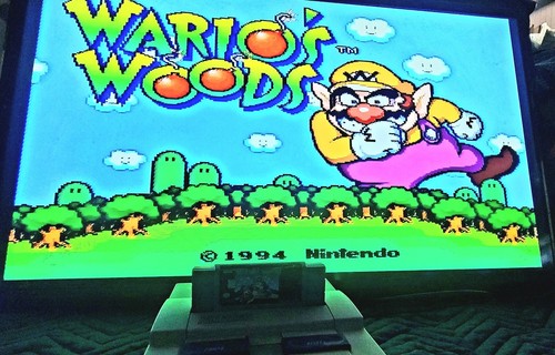 Vintage 1994 Wario's Woods SNES Super Nintendo Video Game Cartridge | eBay