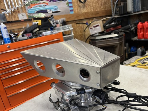 Hot Rod Air Scoop Custom Hand Made Carburetor Air Cleaner Filter Hotrod ...