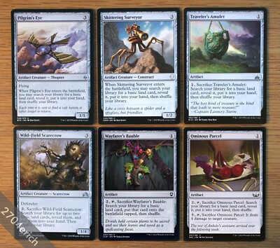 Set of 6 Search Land Ramp Fetch Mana Artifacts Set *NM* MTG Magic EDH ...
