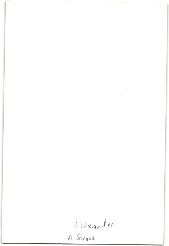 Alexandre Giroux Autographed 4x6 Color Photo Edmonton Oilers #12 Blue A ...