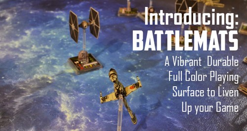 Two Frontiers 36"x36" Battle Mat for Space Based Miniature Games Like X ...