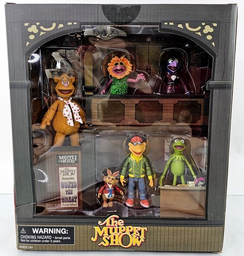 The Muppet Show - Pack figurines Deluxe Box Set Backstage Diamond ...
