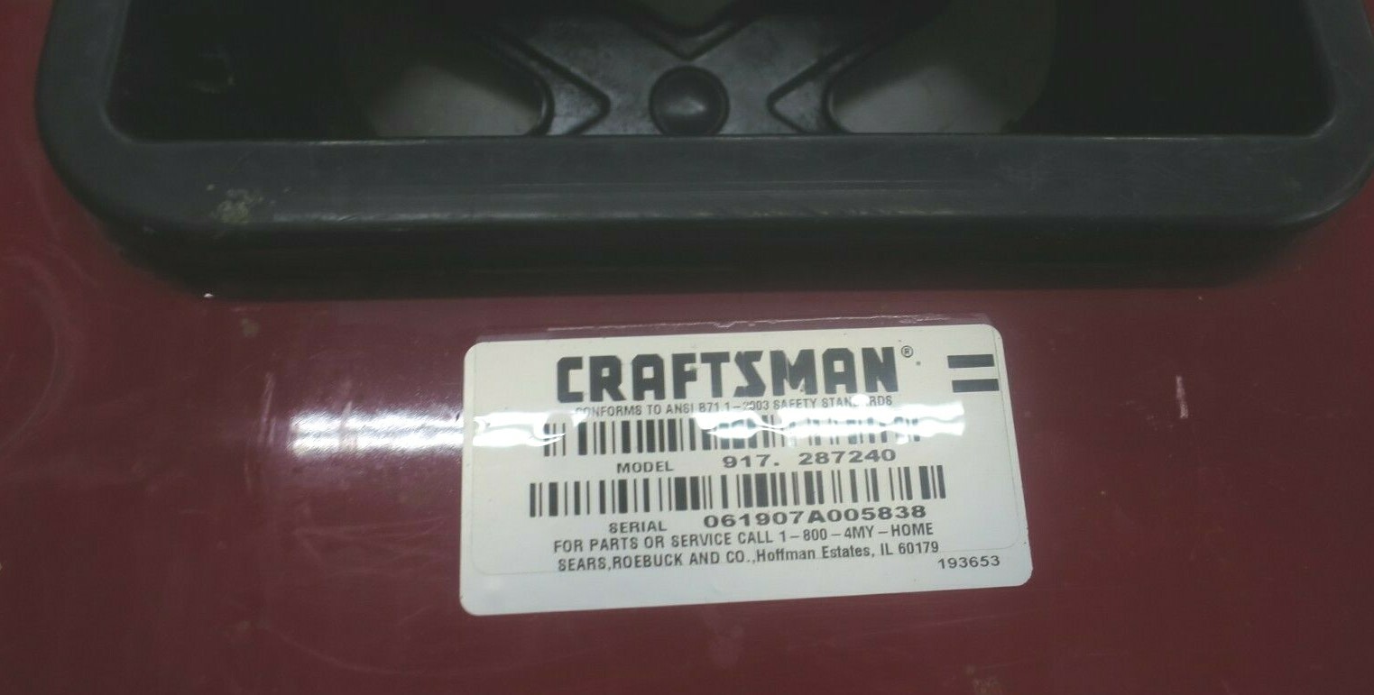 OEM Craftsman LAWN GARDEN TRACTOR COMPLETE FENDER CONSOLE ASSEMBLY ...