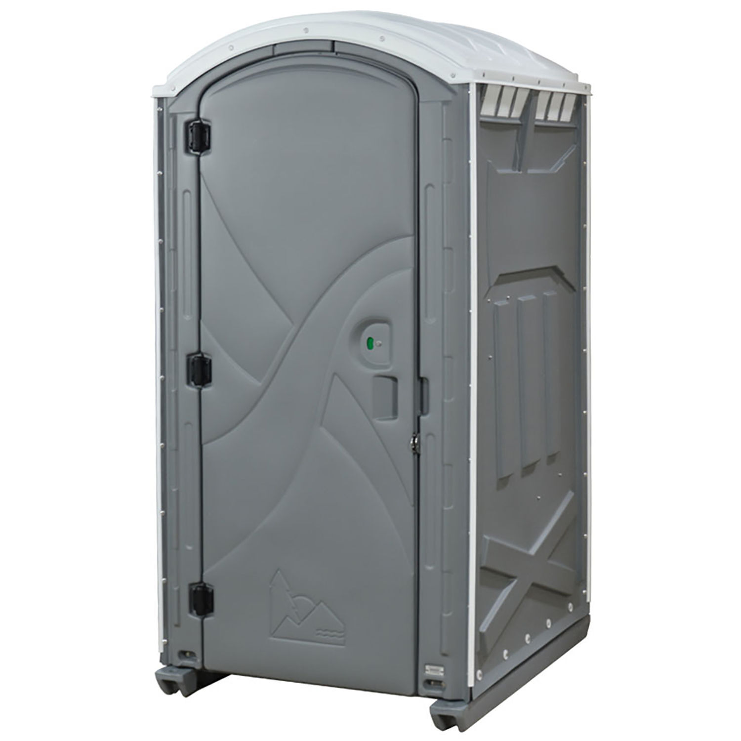PolyPortables PPAX-05 Axxis Portable Restroom Gray 47"L x 43"W x 92"H ...