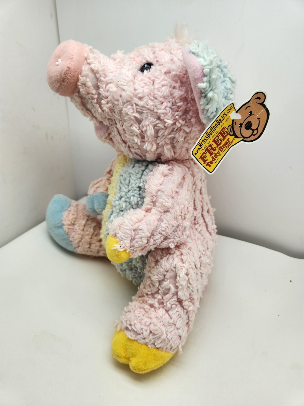 Old McDonald Farmyard Chenille Pig Plush Stuffed Animal Toy, Peeke | eBay