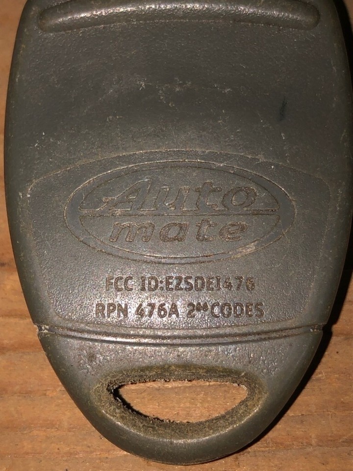 AUTO MATE EZSDE1476 REMOTE KEYLESS REMOTE TRANSMITTER KEY FOB EZSDE1476 ...