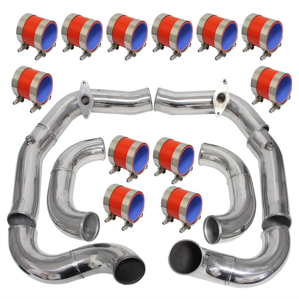 Turbo Intercooler 2.75'' Piping Kit For Nissan GT-R R35 VR38DET VR38 09 ...