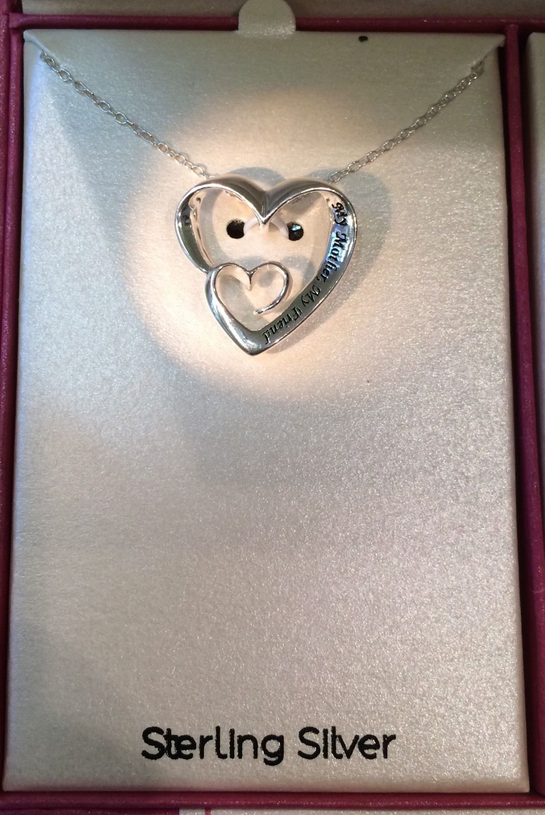 ~NEW~ Footnotes® Sterling Silver Mother's Love Friend Sister Mom ...