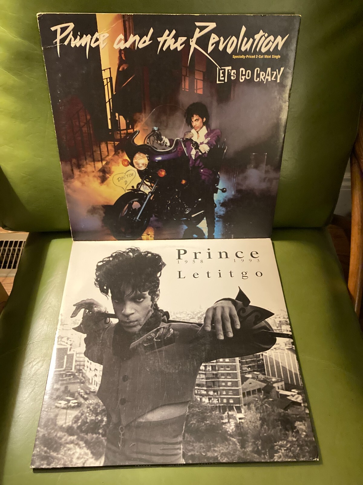 Prince- Letitgo/ Let's Go Crazy - 12" Vinyl Single Lot of 2 VG+ Rare ...