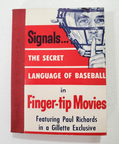 1957 Gillette Signals-The Secret Language of Baseball in Finger-Tip ...