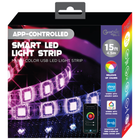 G-Home Smart RGBW 15FT LED Light Strip with Alexa & Google ...