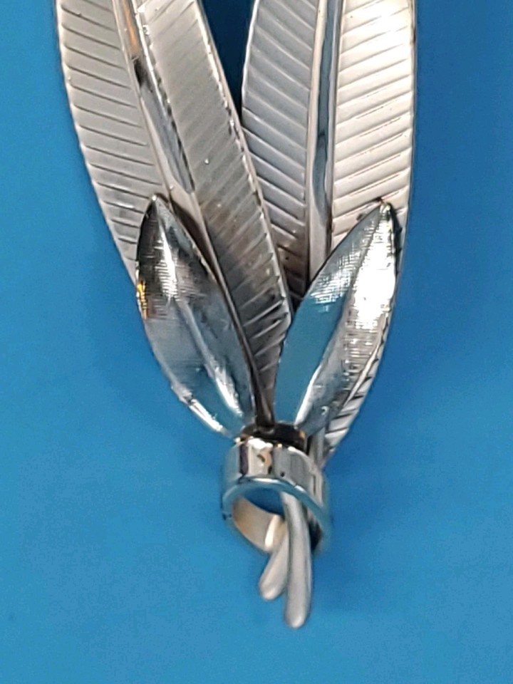 Art Deco Leaf Brooch Gold Tone Statement Jewelry Retro Lapel Pin | eBay