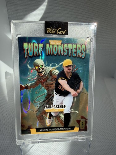 Paul Skenes 1/1 Rare SP Turf Monsters Wild Card TMMU-PS Rookie Pitcher ...