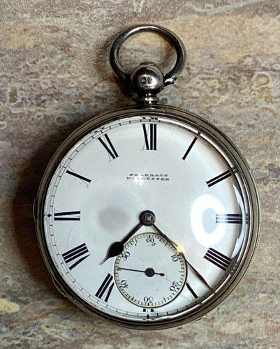 1873 Silver Fusee pocket watch | eBay