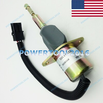 Shut Down Solenoid 3923680 3928160 3930233 for Cummins 6BT 5.9L & 6CT 8 ...