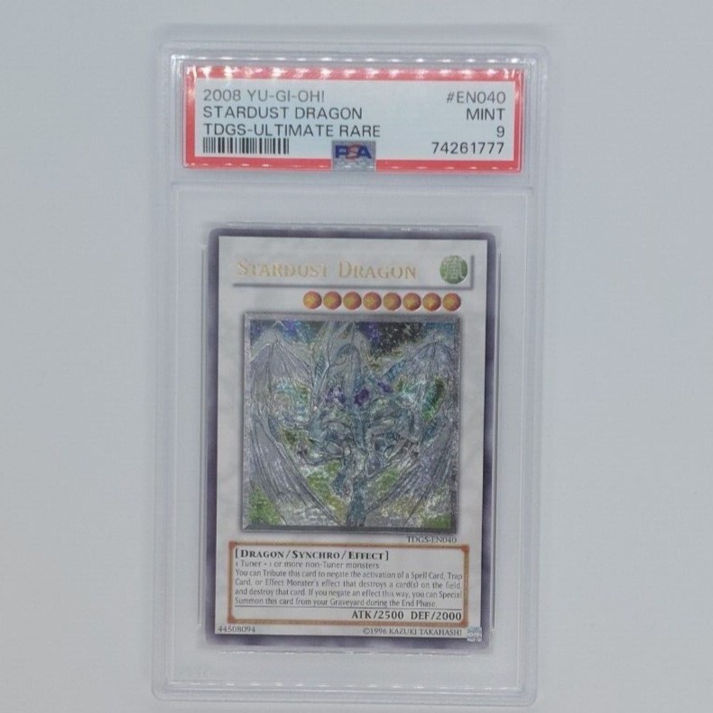 2008 Tdgs En040 Stardust Dragon Ultimate Rare Psa 9 Yu Gi Oh Tcg Ebay