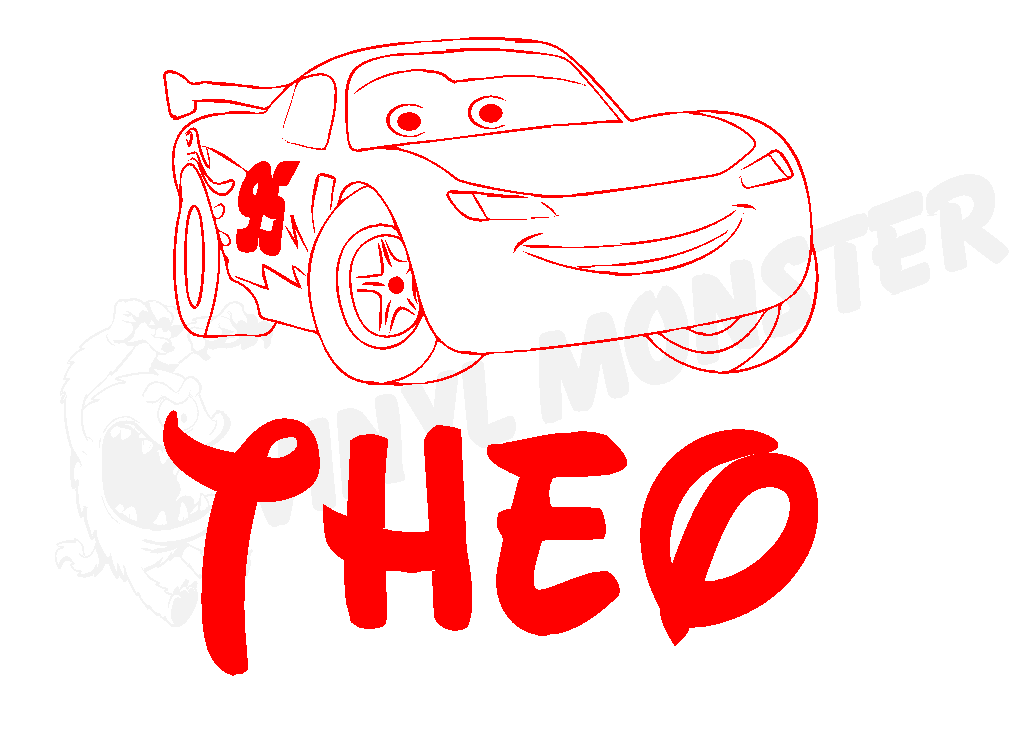 Lightning Mcqueen Logo Vector