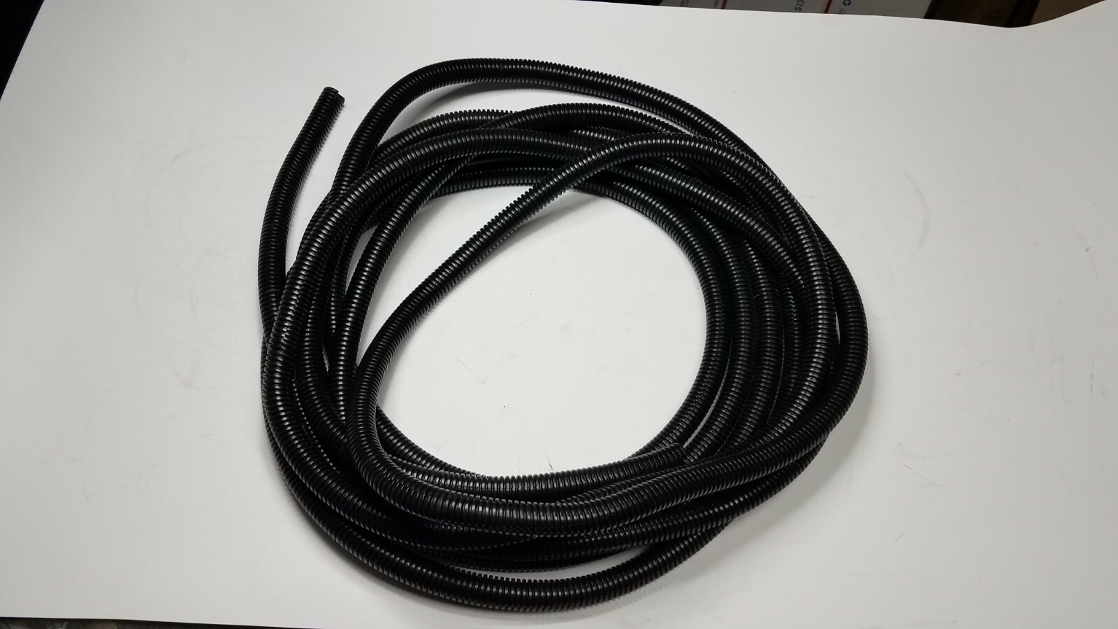 TECHSPAN 769865B 1/2" ID POLY SPLIT LOOM BLACK POLYETHYLENE 25 FEET NNB ...