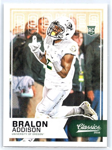 Bralon Addison 2016 Panini Classics #296 | eBay