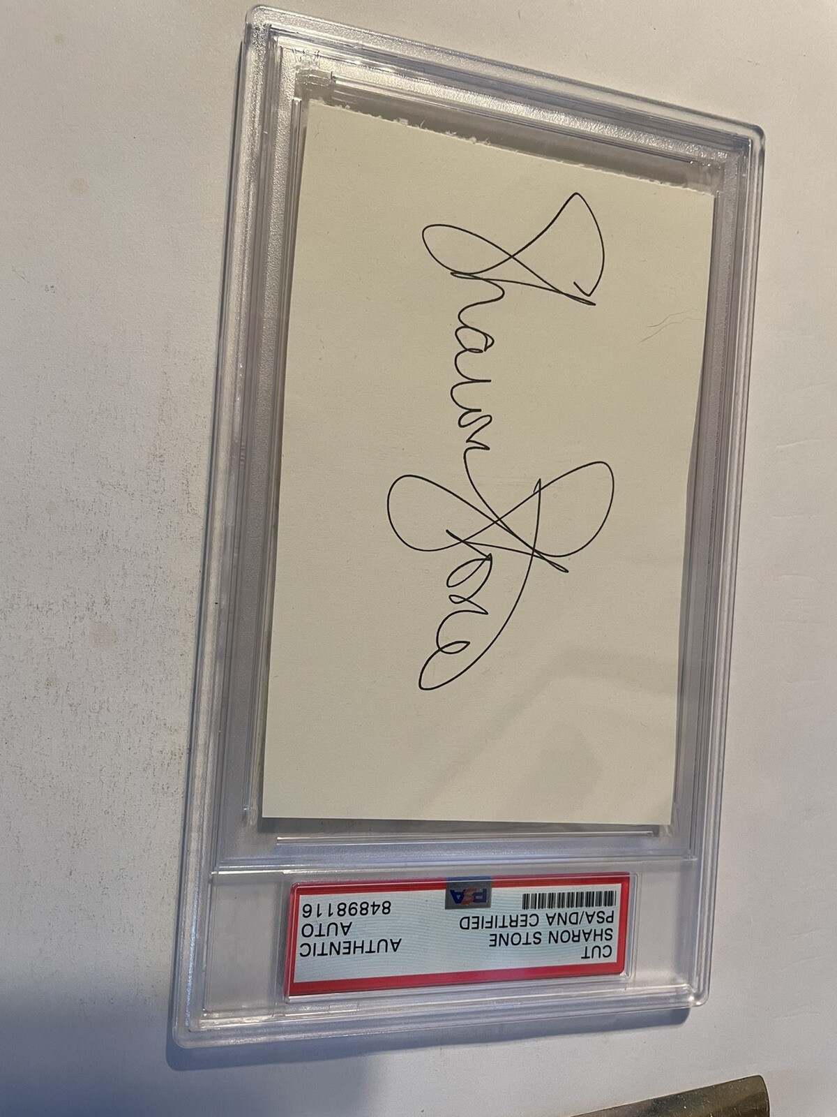Sharon Stone PSA/DNA Certified Autograph Signed Book Plate Slabbed | eBay