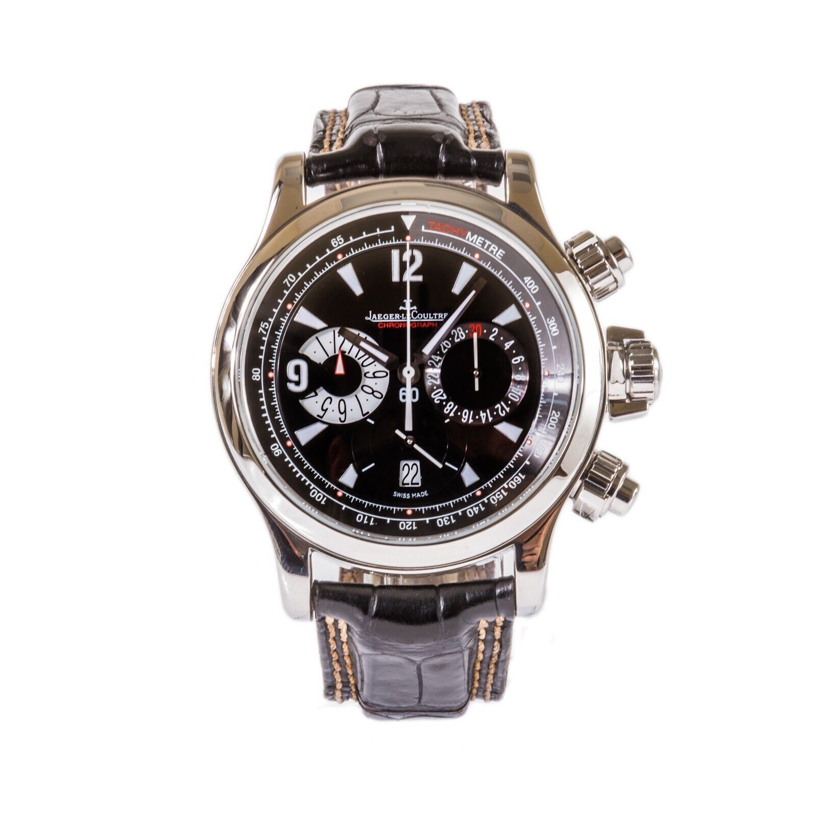 Jaeger-LeCoultre Master Compressor Men's Black Watch - 146.8.25 for ...