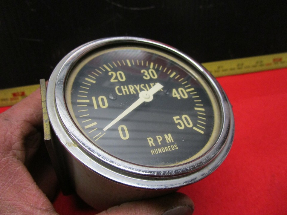 Vintage Chrysler Mopar Plymouth Tach Tachometer Truck Marine | Genuine OEM