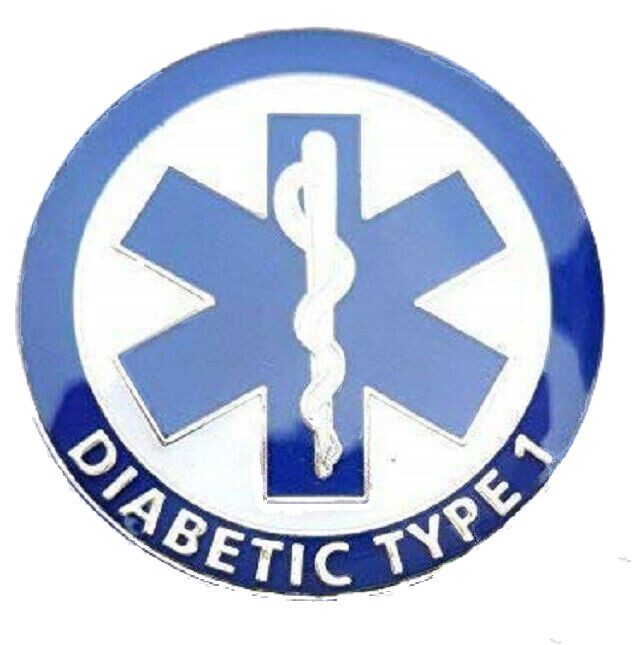Diabetes Type 1 Symbol Supporting Diabetes Awareness On Diabetes Alert