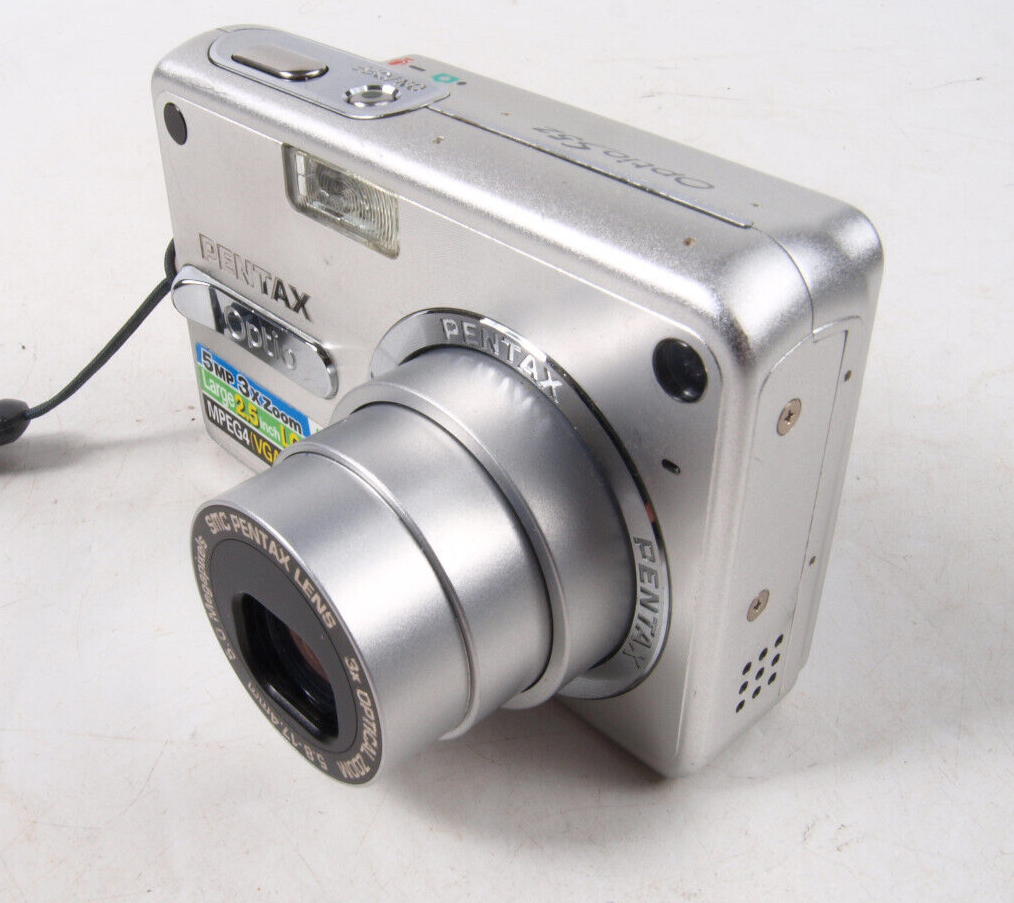 Pentax Optio S5z 5.0MP Digital Camera - Silver for sale online | eBay