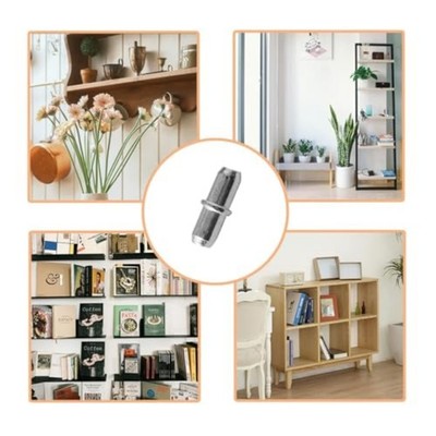Shelf Holder Pins Metal Support Pegs for Bookshelf Cabinets Closet ...