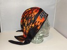 Harley Davidson Skull Cap Head Doo Rag Bar Shield Biker Bandana Black w ...