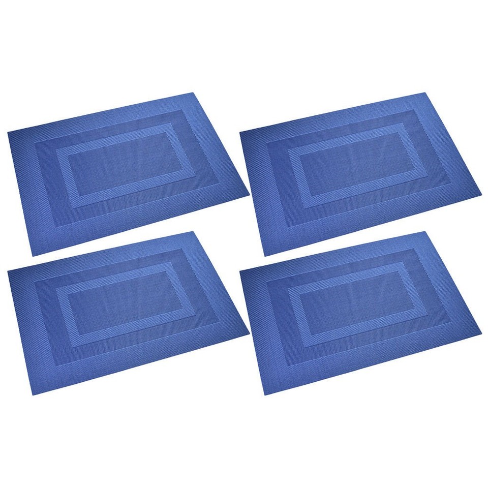 4 Pcs Oil-proof Western Food Mat Washable Place Mats Table for Dining ...