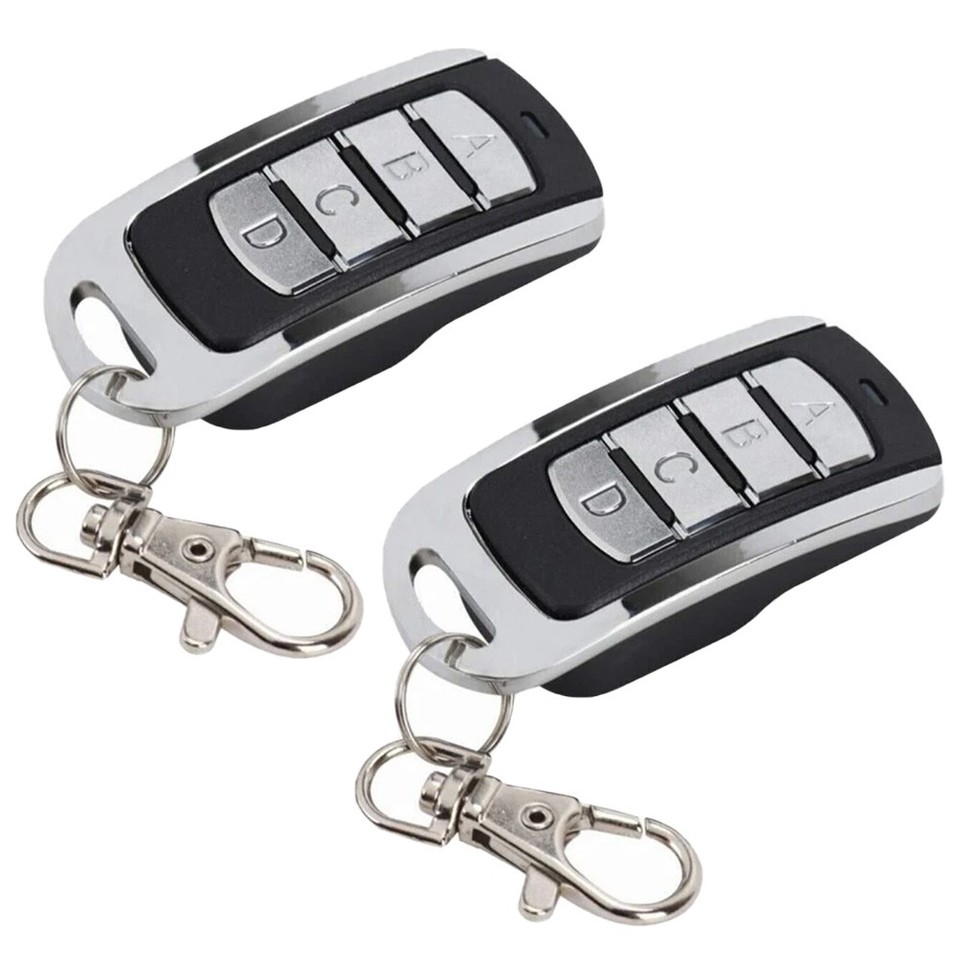 2Pc 315/390/433/868MHZ Universal Gate Garage Door Clone Remote Control ...