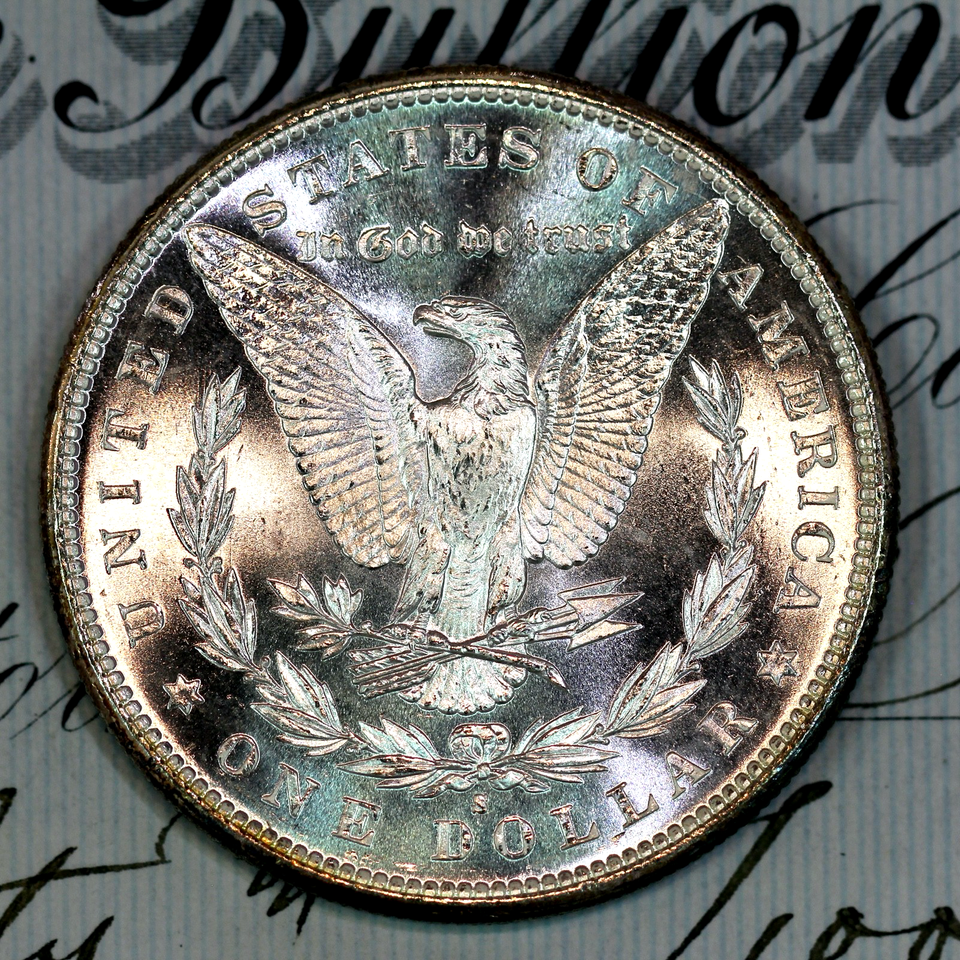 * 1881-S * PRISTINE+ GEM BU MS MORGAN SILVER DOLLAR * FROM ORIGINAL ...