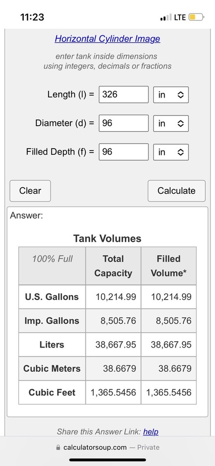 10000 Gallon Underground Fuel Storage Tank ACT-100 | eBay