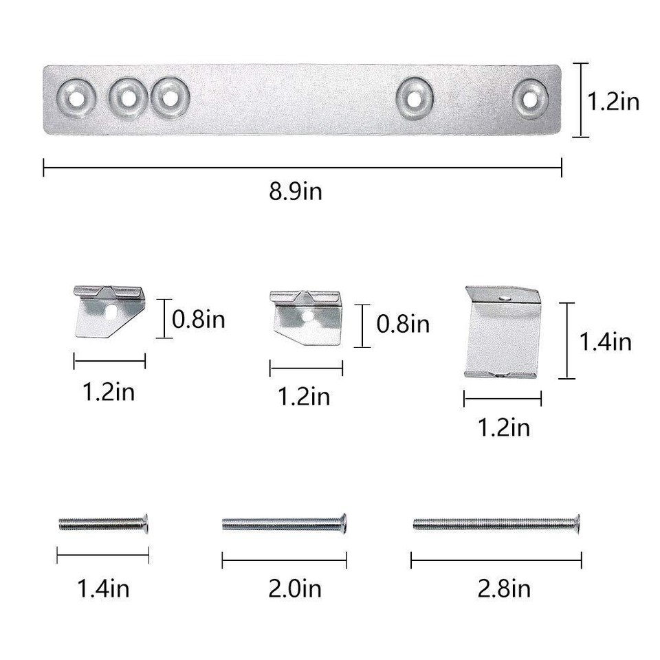 Microwave Under Cabinet Mounting Kit WX4-A019 JXA019K Compact ...