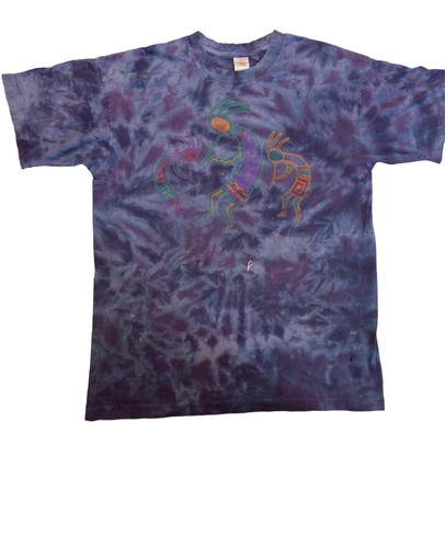 Vintage Keith Haring Style Tye-dye Music men’s graphic T-Shirt size ...